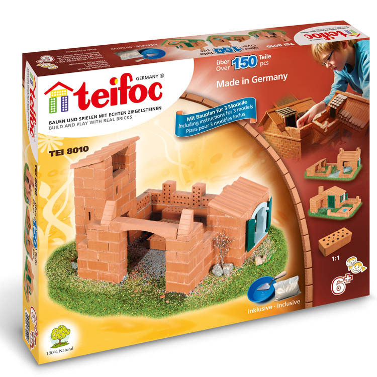 Купить Модель дома 德国teifoc儿童diy拼装建筑模型泳池别墅三合一孩子动手构建玩具 в интернет-магазине с Таобао (Taobao) из ...