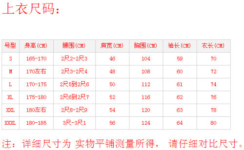 120尺码对照表-千图网