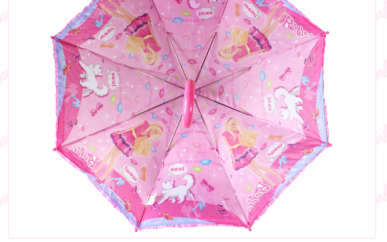 Купить зонтик детский Детский зонтик для девочек Барби мультфильм детей ...