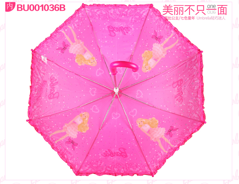 Купить зонтик детский Детский зонтик для девочек Барби мультфильм детей ...