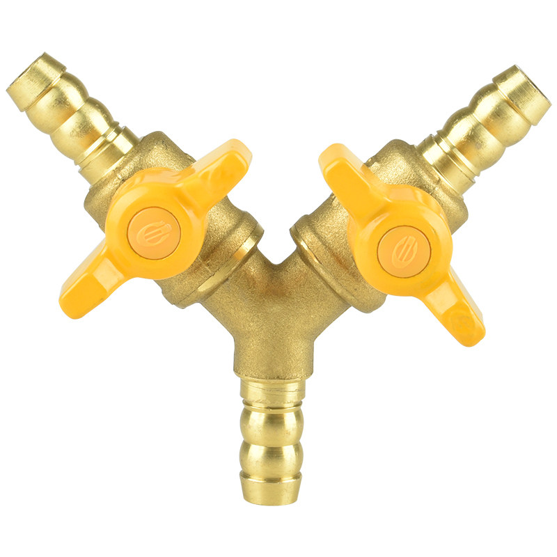 Special All-Copper Gas Valve for Water Heater - 4-Point Ball Valve ...