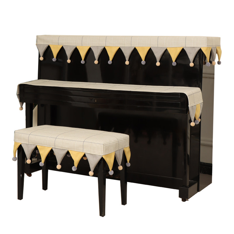 Korean-Style Piano Cover Half Cover Modern Minimalist Dust Cover Light ...