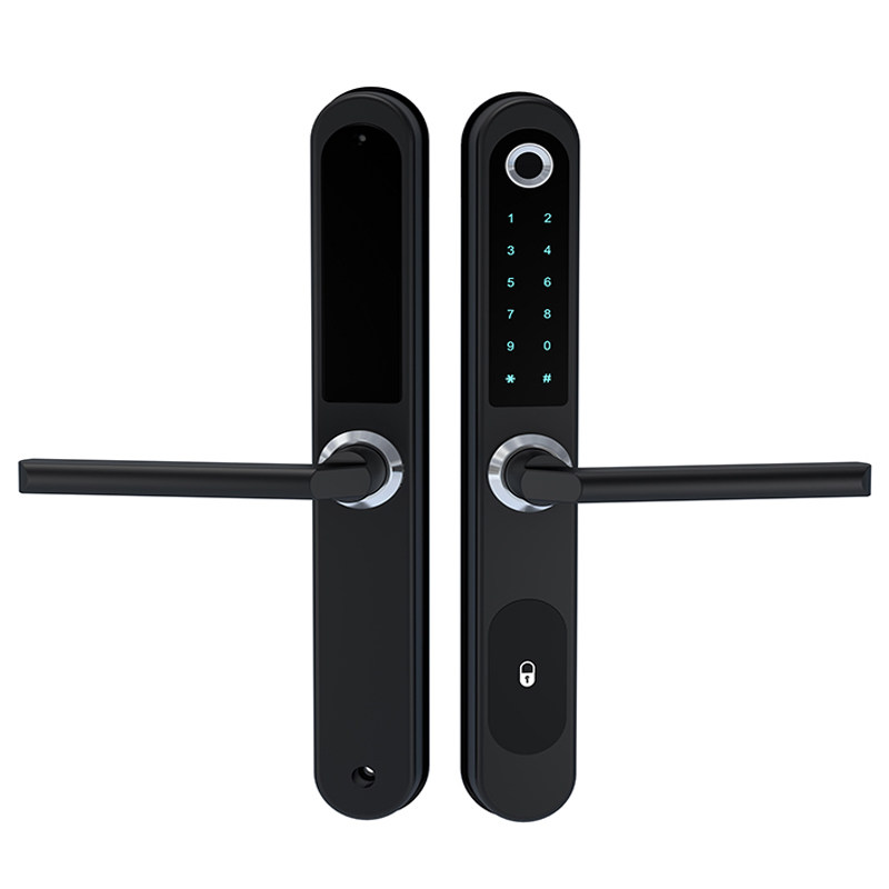 Broken Bridge Aluminum Fingerprint Lock - Waterproof Sliding Door ...