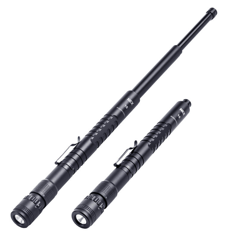 Nextorch 18-inch Portable Telescopic Stick with Light - Self-Defense