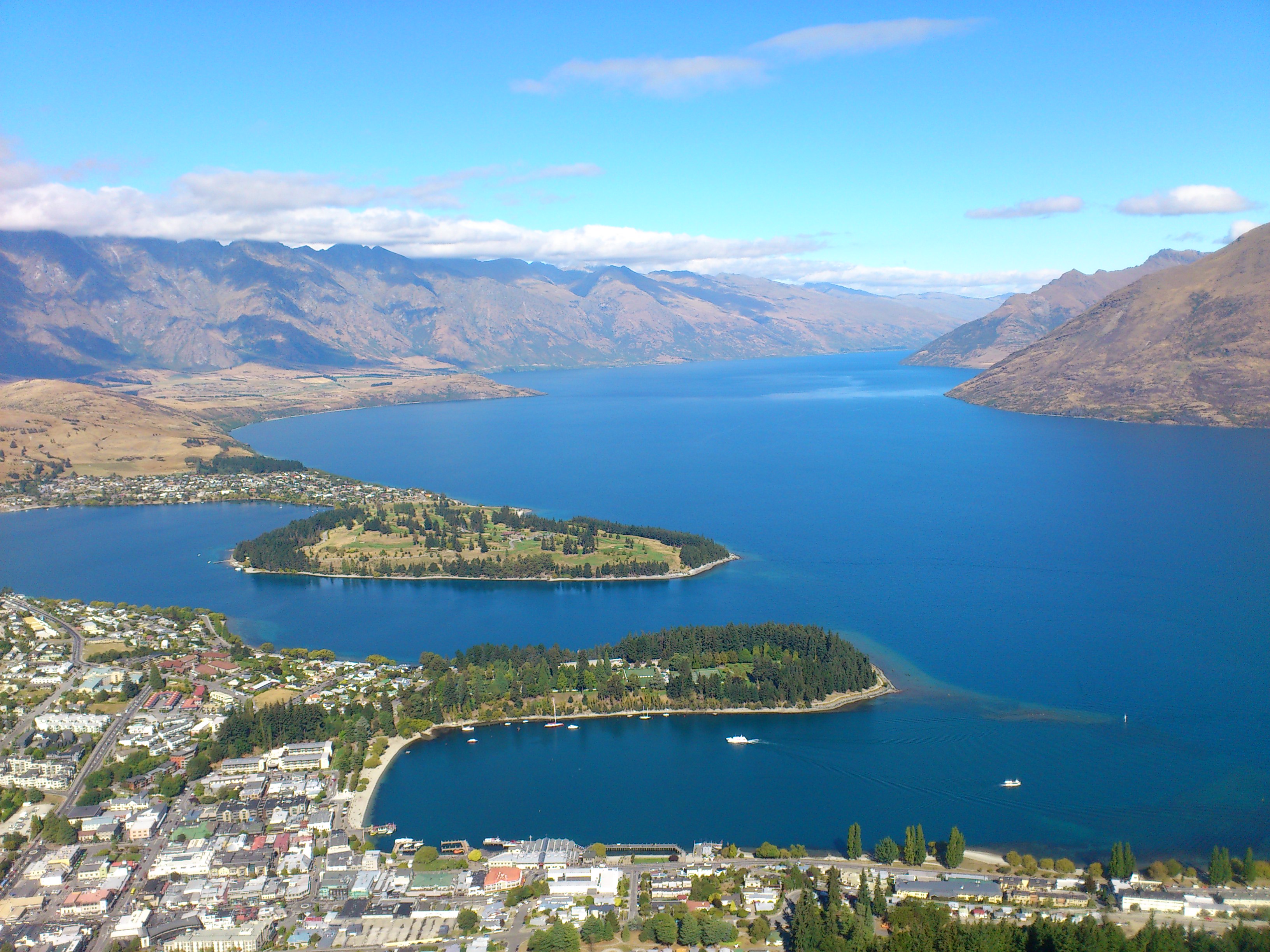 新西兰南北,新西兰南北二岛_大山谷图库