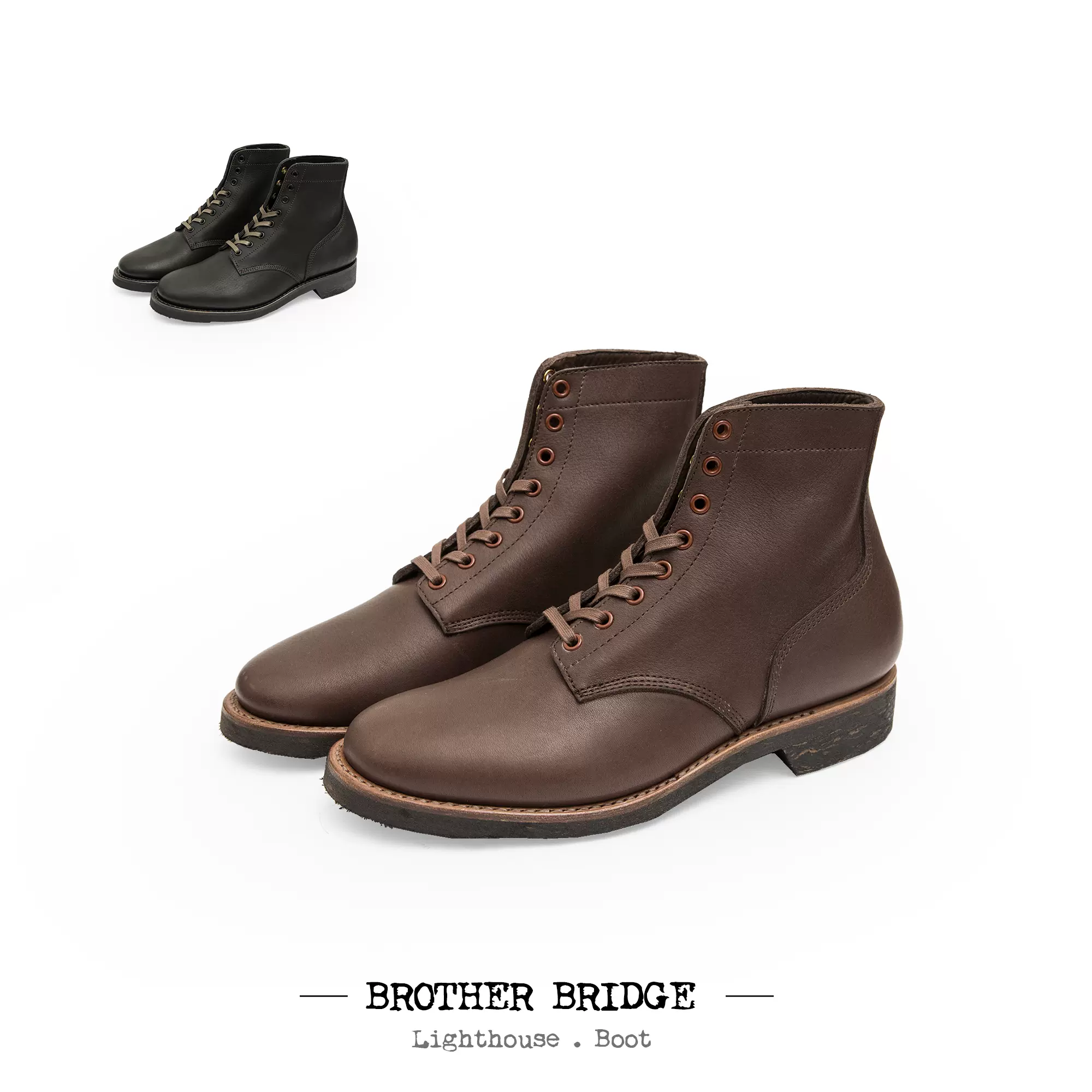 ブラザーブリッジ エスケープ BROTHER BRIDGE ESCAPE BBB-D015 VINTAGE BLACK CALF ヴィンテージ ...