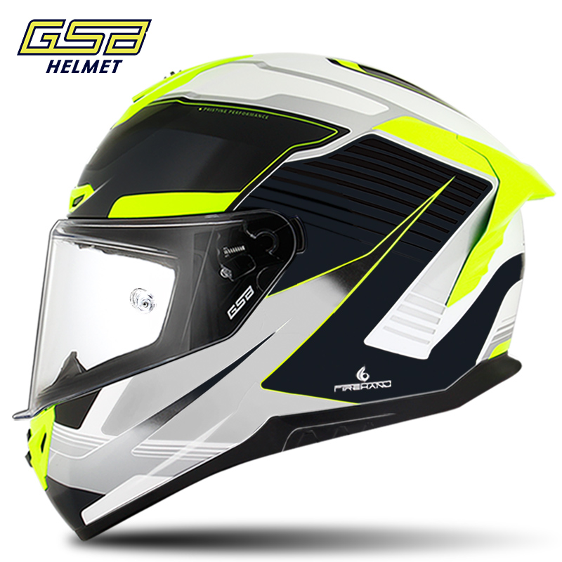 [USD 180.13] gSB361 Motorcycle Helmet Unisex Full Coverage Motorcycle Personality Racing Safety ...