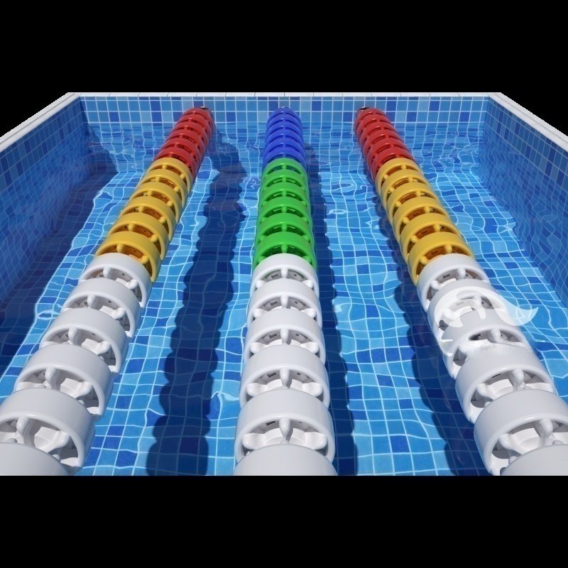 [USD 11.88] Swimming Pool Lane Line Deep Shallow Pool Separator Line ...