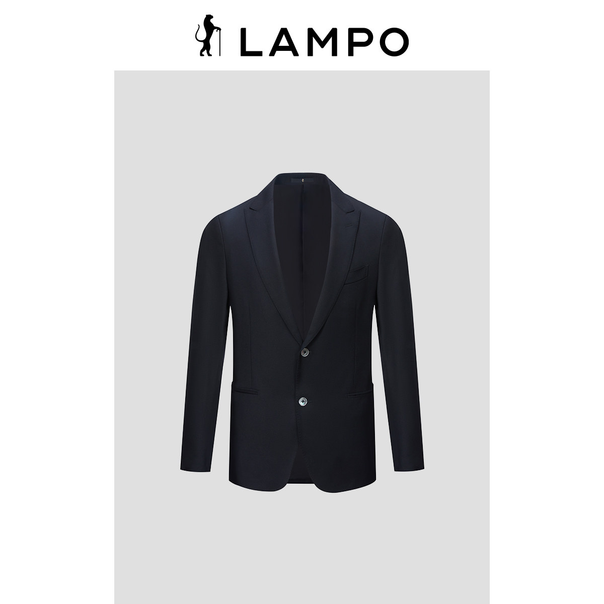 [USD 658.04] Lampo blue leopard suit men's suit top imported pure wool ...