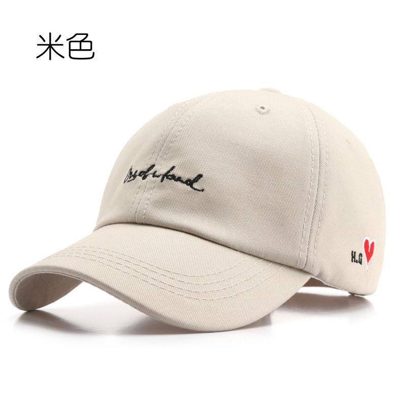 Hat Women's Trendy Wild Baseball Cap Fashion Peaked Cap Outdoor Leisure ...