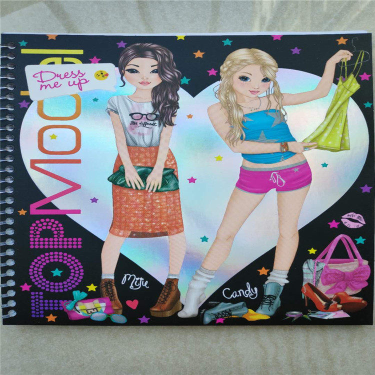 [USD 12.09] German TOPModel Comics Princess Clothing with Stickers ...