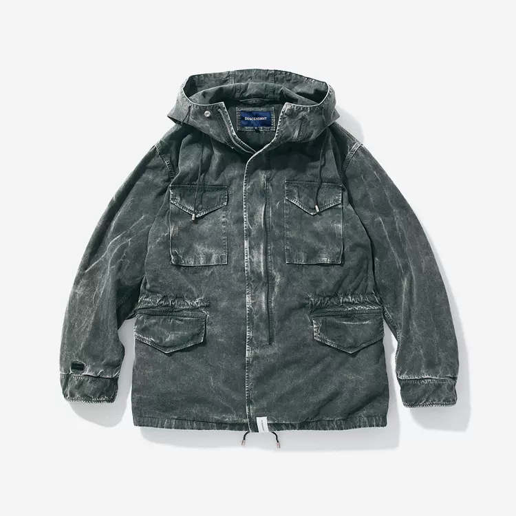 48％割引ブラック系,S【10％OFF】 descendant 20aw D-B9 TWILL JACKET ミリタリージャケット ジャケット ...