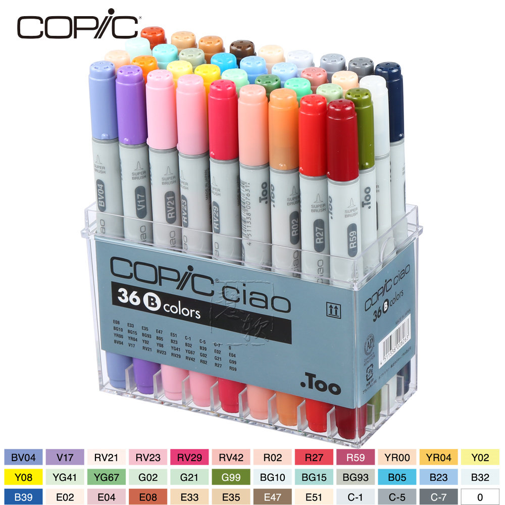 Buy Official authentic Japanese COPIC mark pen Ciao 3 generation double ...