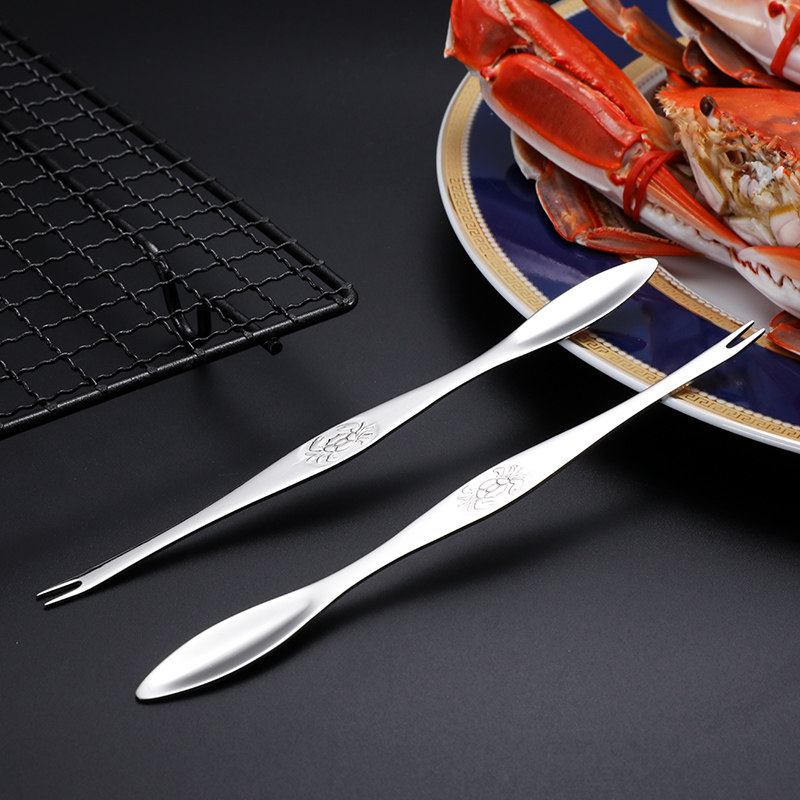Buy Eat crab tools home three-piece set peel crab pliers clips gadget ...