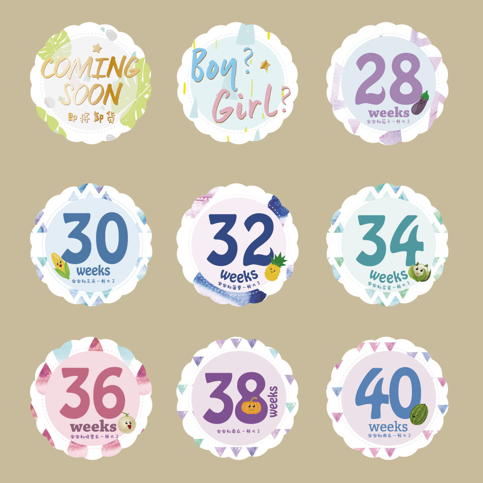 [USD 6.26] pregnant women's belly sticker belly sticker pregnancy large ...