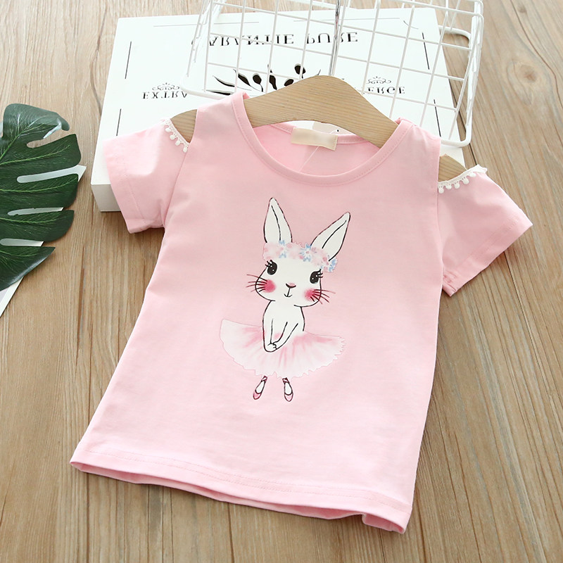 2024 Children’s Spring and Summer Wear Girls’ Short-Sleeved T-Shirts ...
