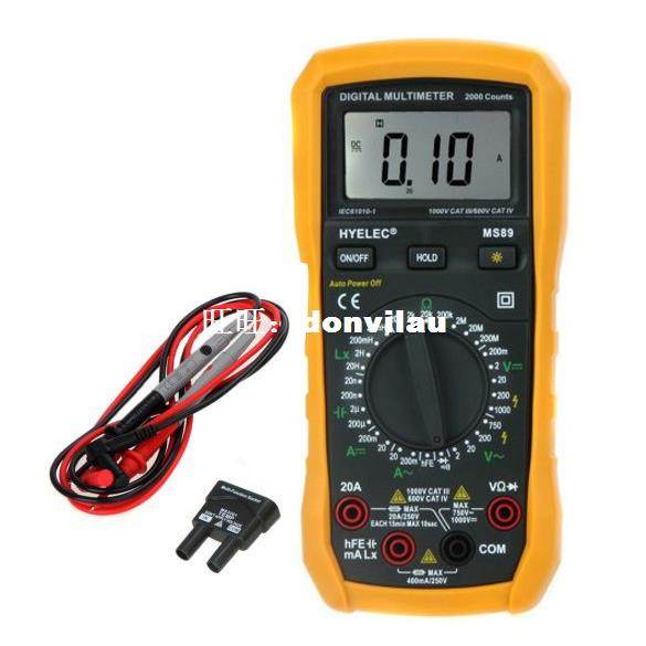 Купить HY EL ECM S89 2000 COUNT LCR METER AMMETER MULTI TESTER MULTI F ...