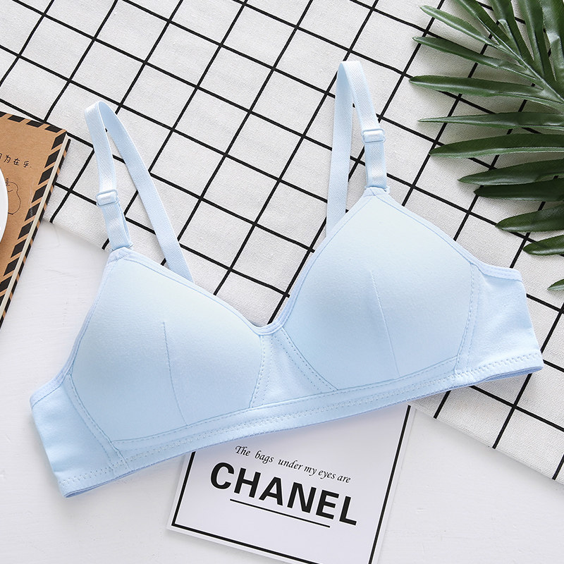 Buy Teenage bra development period Wireless underwear bra cotton thin ...