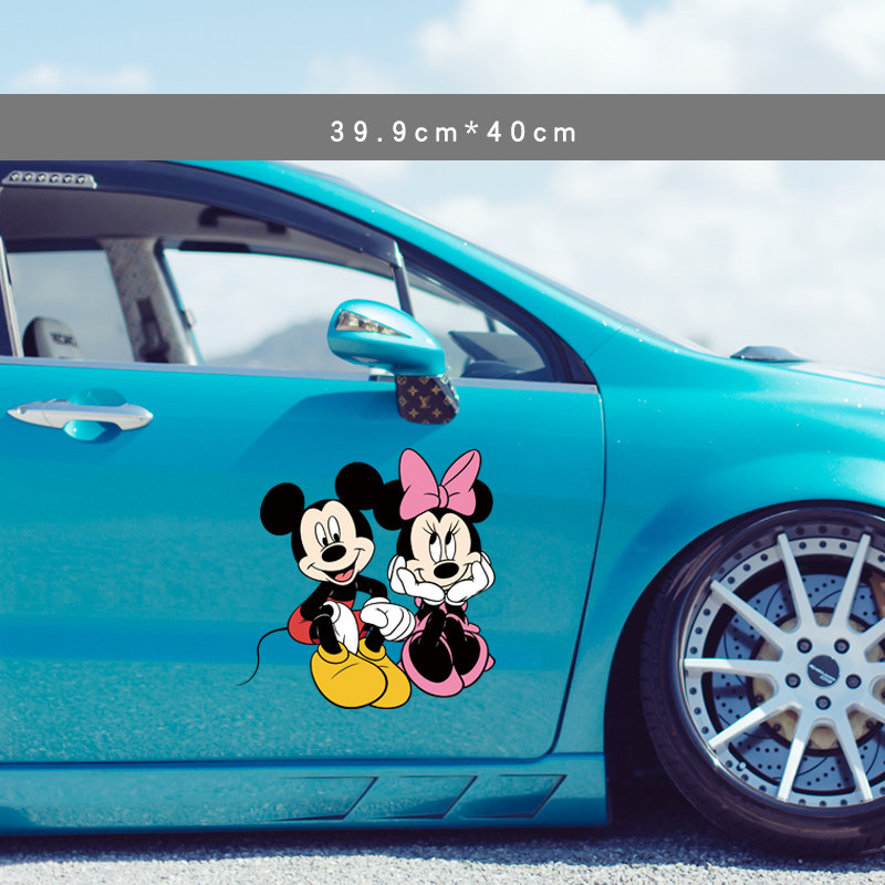 Buy Mickey Mouse car sticker personality cute cartoon Mitchmini side ...