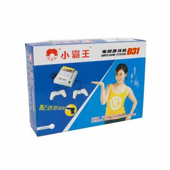 Купить Игровая приставка subor小霸王fc电视游戏机怀旧经典8位红白机d31 送游戏枪 2盒经典 в ...
