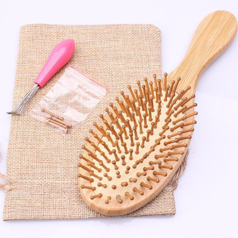 Buy Bamboo Airbag Massage Comb Head Meridian comb home anti-knot air ...