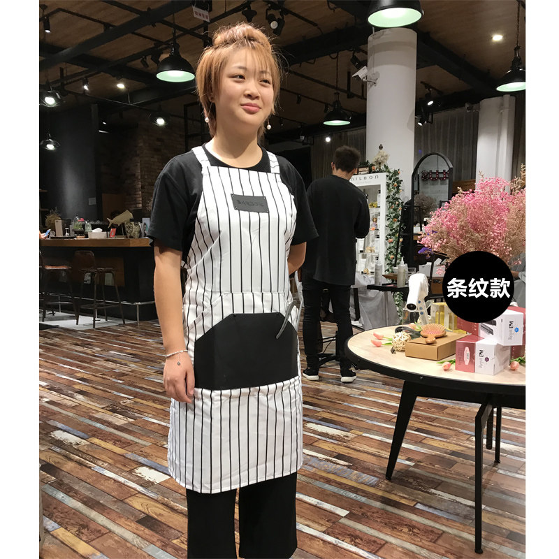 [USD 16.54] Work clothes in hair aprons fashionable small work clothes ...