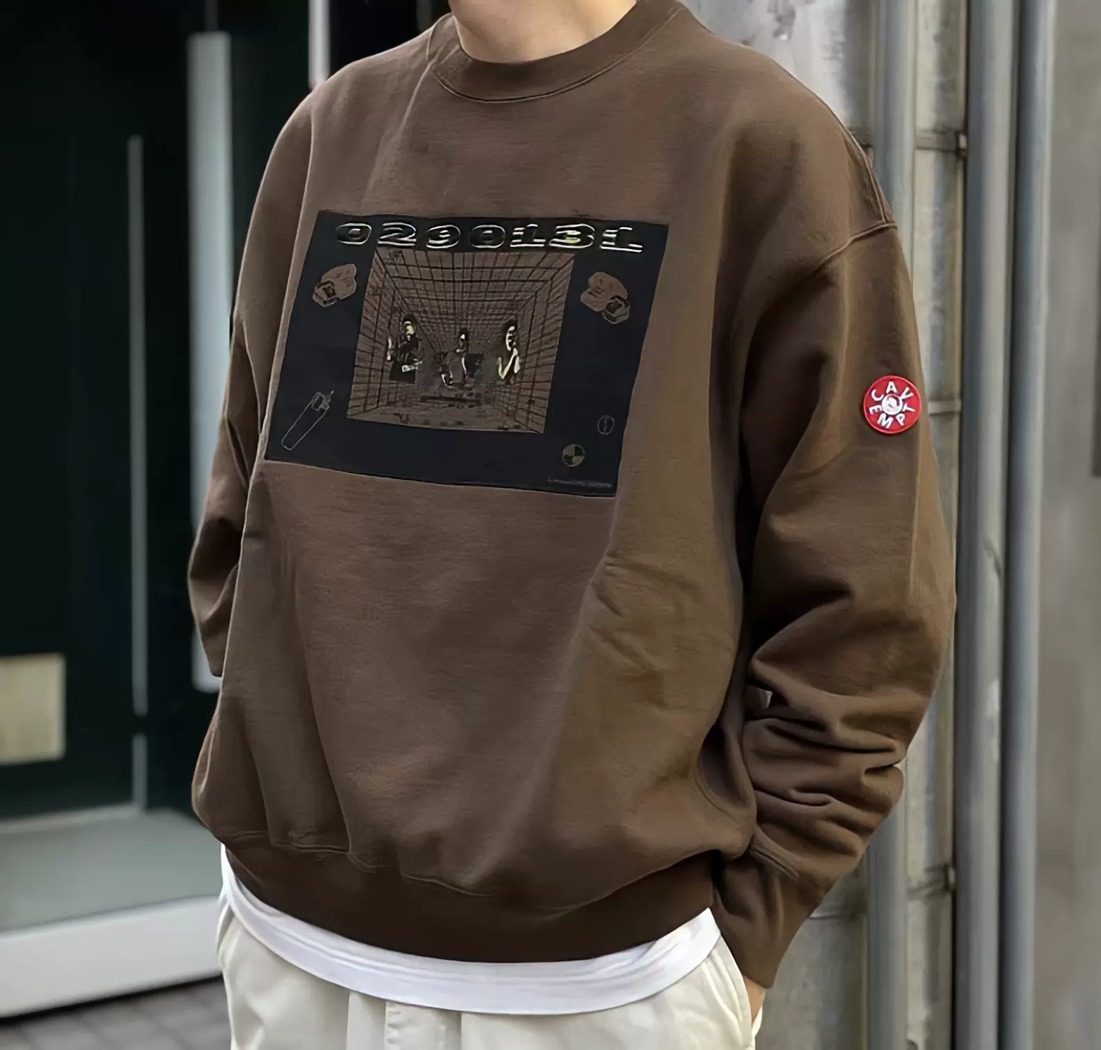 Cavempt C.E Overdye Circle Cut Crew Neck - tenxprime.com