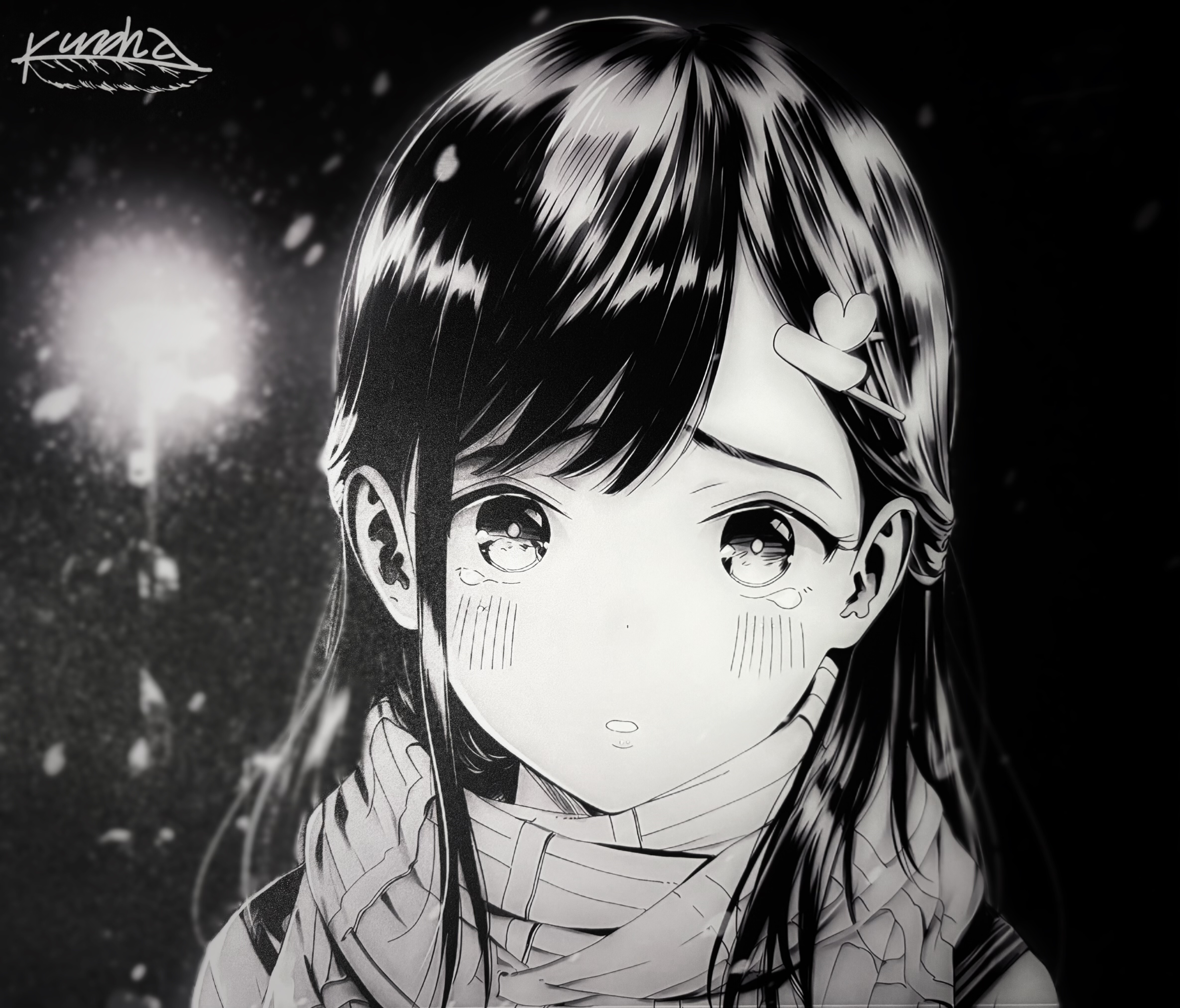 Kuroha Moment 片刻聚氨酯底胶白色包边二次元游戏鼠标垫评价 - 淘宝网