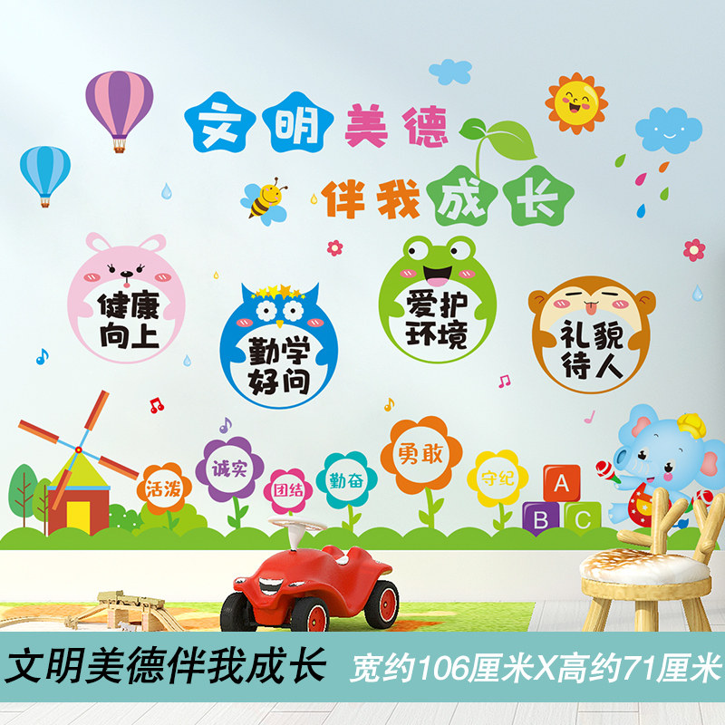 Buy Class classroom layout stickers primary school kindergarten ...