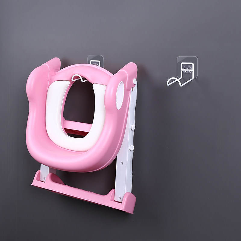 [USD 8.91] Punch Free Children's Toilet Bowl Hook Baby Potty Stool ...