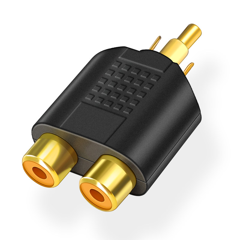 [USD 6.88] RCA three-tempe audio line plug video one point two AV line ...