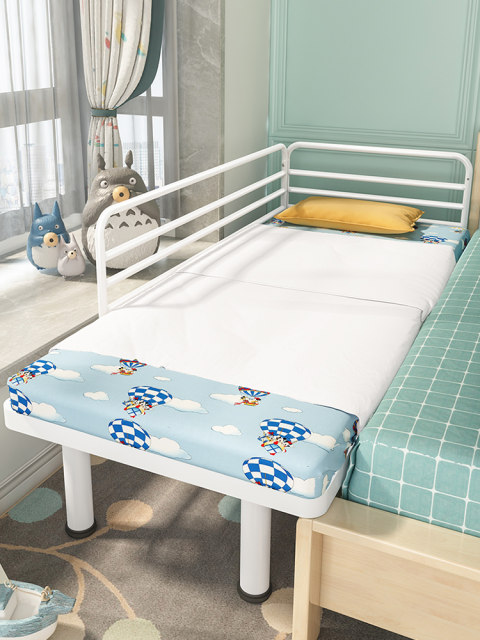 Children's bed splicing bed wrought iron with guardrail baby crib girl ...