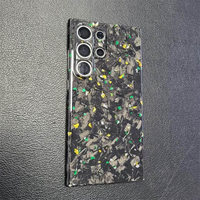 Suitable for Galaxy S24ultra carbon fiber mobile phone protective cover ...