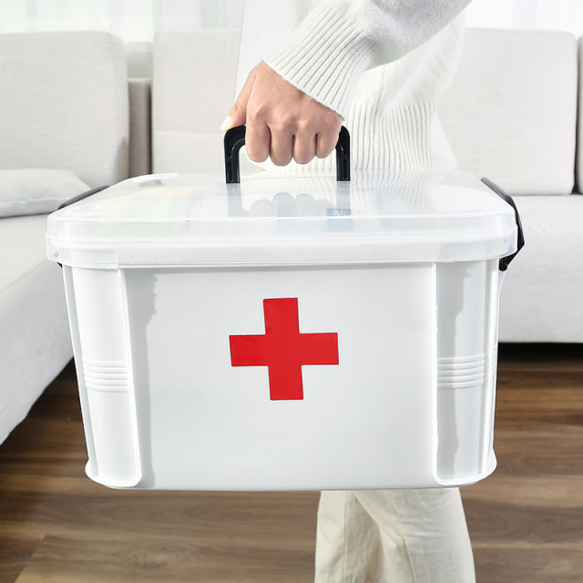 Family Pharmaceutical Box Household Small First -aid Medicine Medicine ...