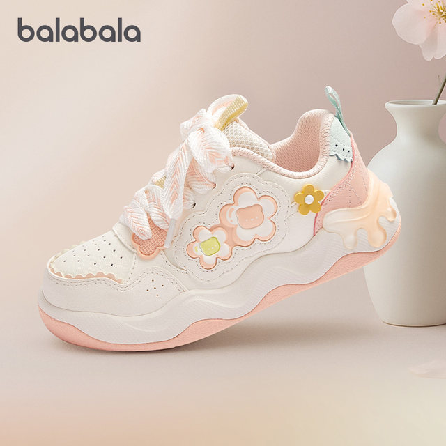 Balabala Girls' Shoes Big Children's Low-top Sports Shoes Children's ...