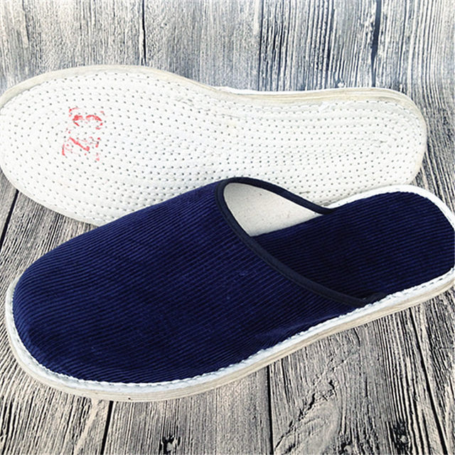 All cotton sole cloth slippers for men and women's shoes for old ...