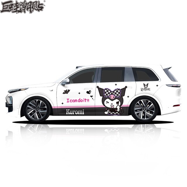 Ideal L9L8L7 Kuromi Motor Sticker Meloti cute car body sticker sticker ...