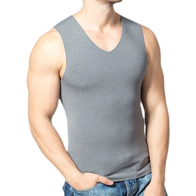 No trace and warm vest men plus velvet thickened tight autumn and ...