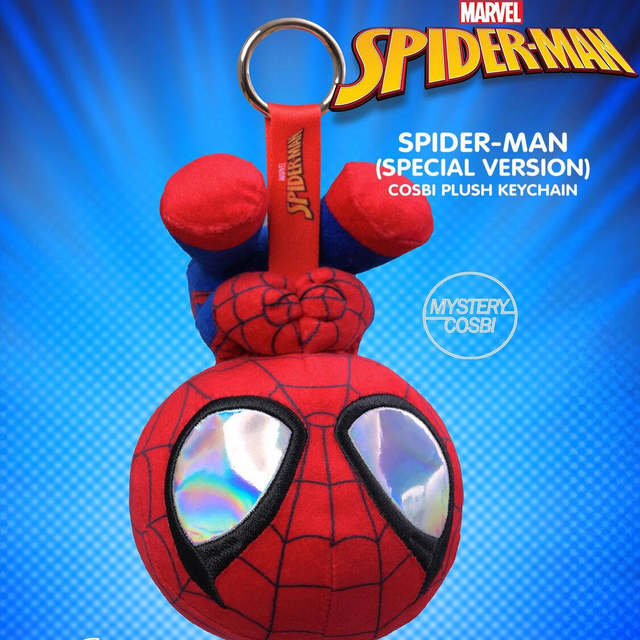 Genuine HotToys Spider-Man COSBI Plush Pendant Blind Box Marvel Venom ...
