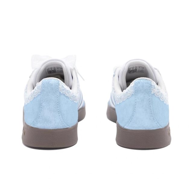 adidas neo VL Court 2.0 Sea Salt Ice Blue Ballet White Blue HQ1802