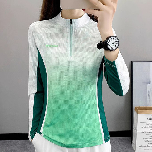 2025 fast drying clothes for women long-sleeved T-shirt thin outdoor ...