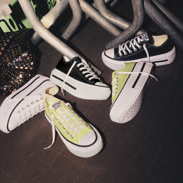 Converse Double Stack Casual Sports Rubber Shoes Double Layer Thick ...