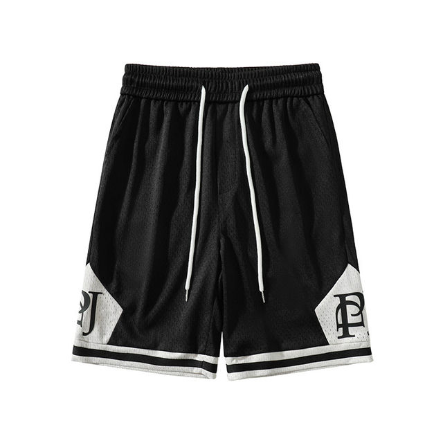 Men's five-point pants, large size loose basketball pants, summer ...