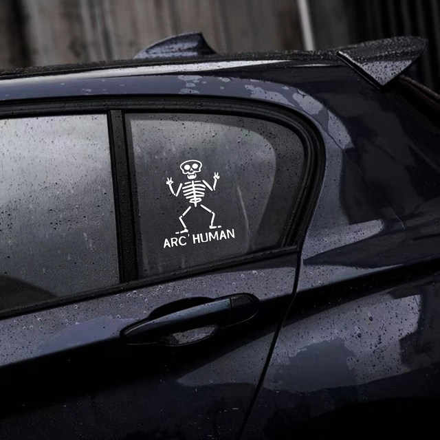 Ancestor's personalized creative car decals, window glass modification ...