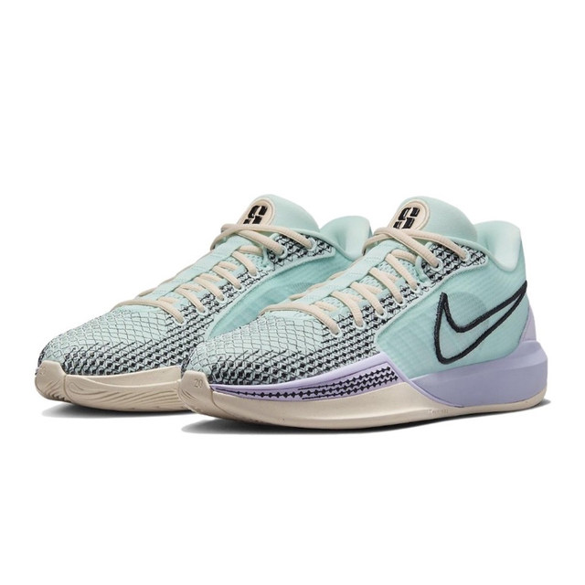 Nike Sabrina 1 EP Sabrina generation silver green basketball shoes low ...