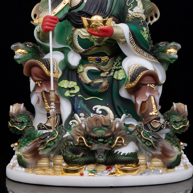 Kangsheng Guan Gong Statue Han White Marble Guan Saint Emperor Guan ...