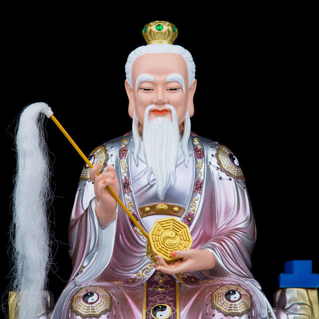 New resin painted statue of Hongjun’s ancestor god Hongjun Taoist Taiyi ...