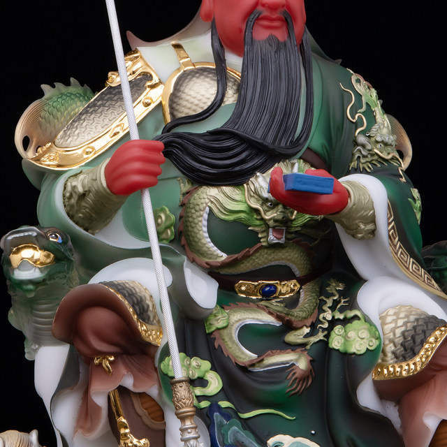 Kangsheng Guan Gong Statue Han White Marble Guan Saint Emperor Guan ...