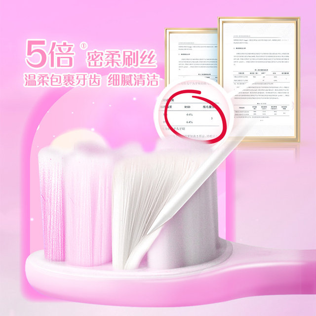 Cold acid Angel wing toothbrush adult small head soft hair toothbrush ...