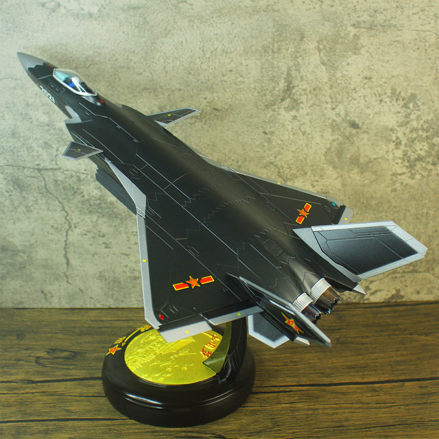 1:48 J-20 stealth fighter J20 aircraft model military alloy finished product simulation ...